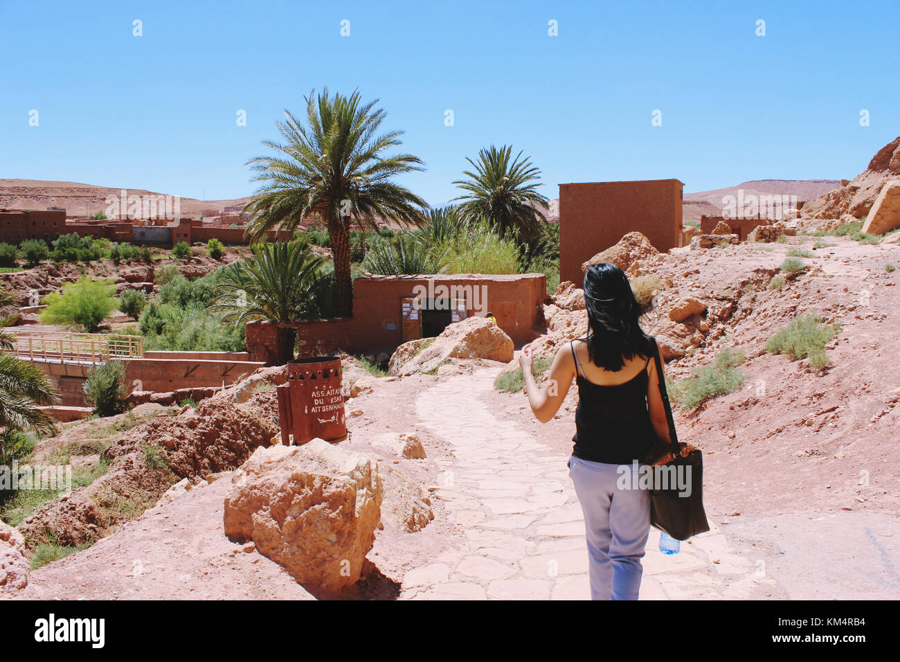 Girl Exploring Morocco Stock Photo - Alamy