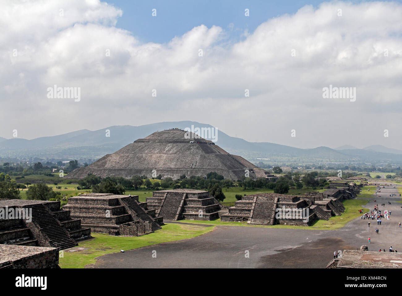 Pyramid of the sun, in Mexico Stock Photo - Alamy