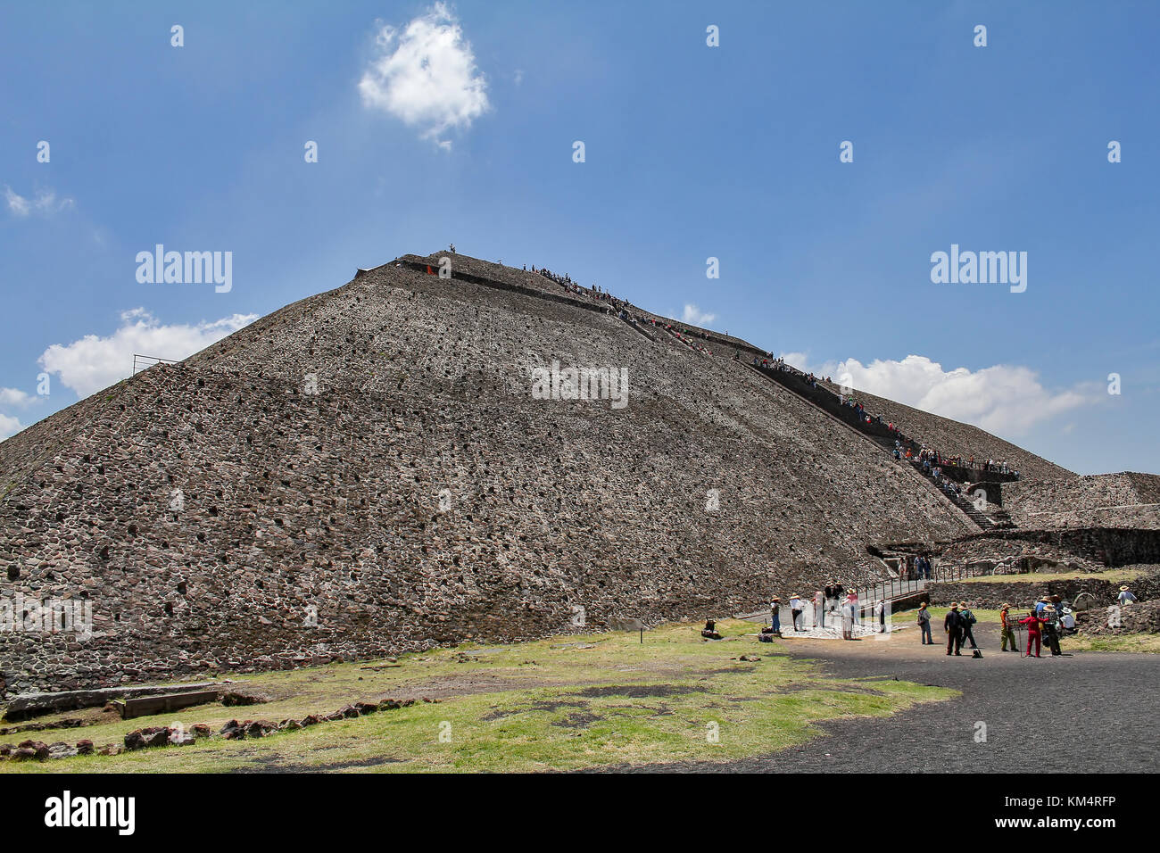 Pyramid of the sun, in Mexico Stock Photo - Alamy