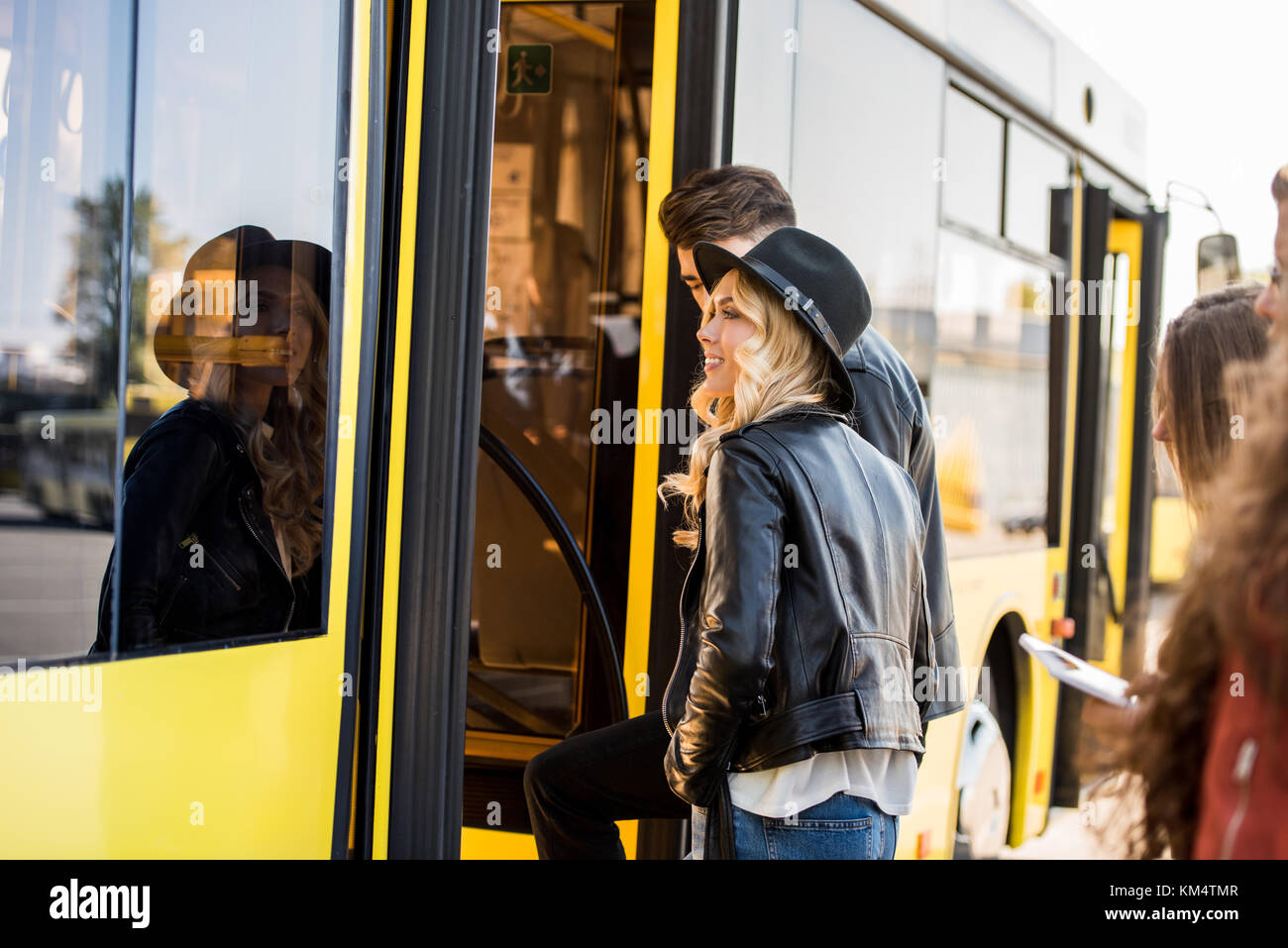 People Entering Bus High Resolution Stock Photography and Images - Alamy