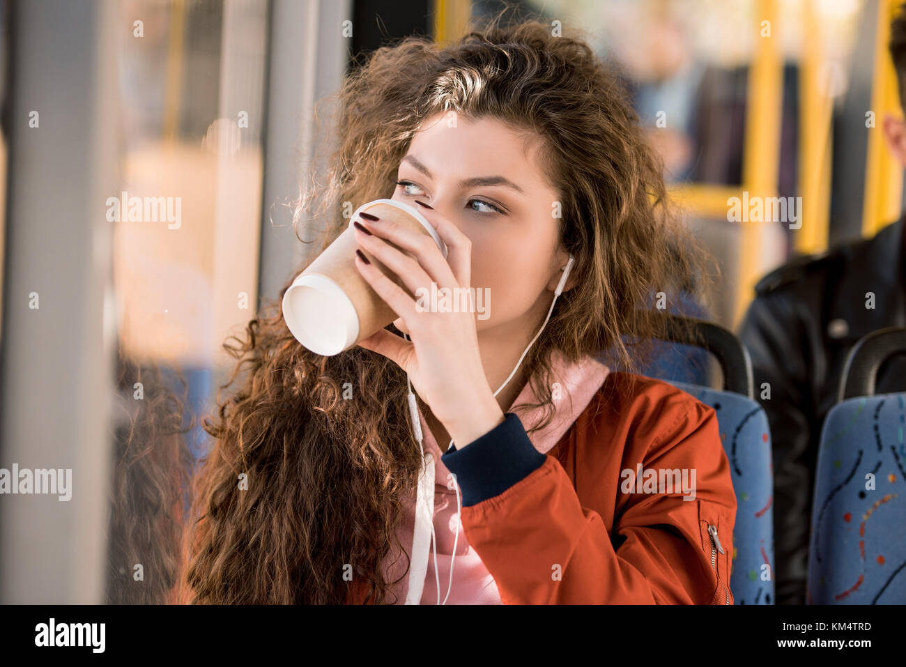Bus inside coffee hi-res stock photography and images - Alamy