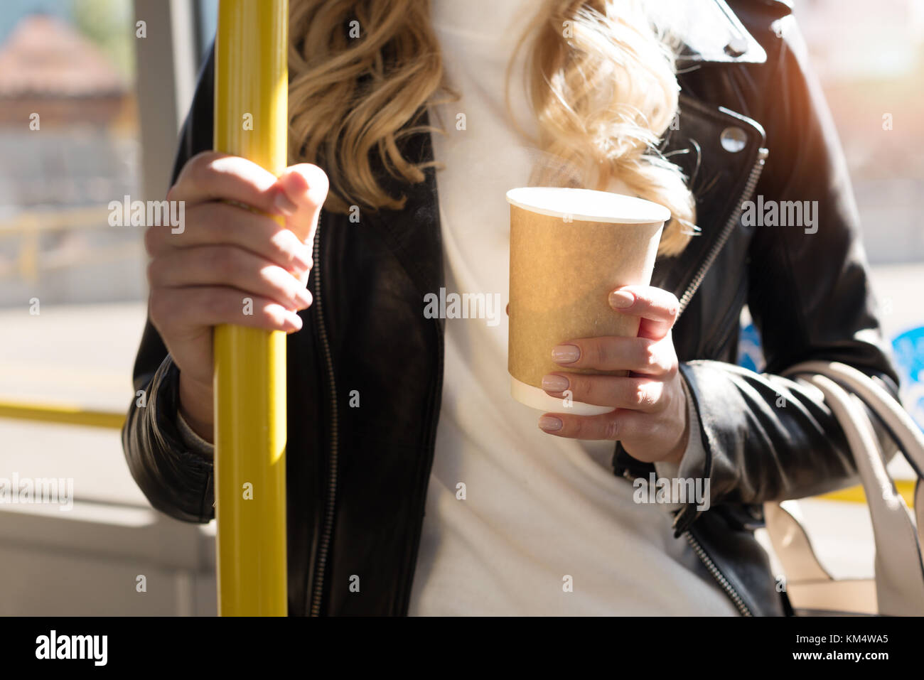 Bus inside coffee hi-res stock photography and images - Alamy