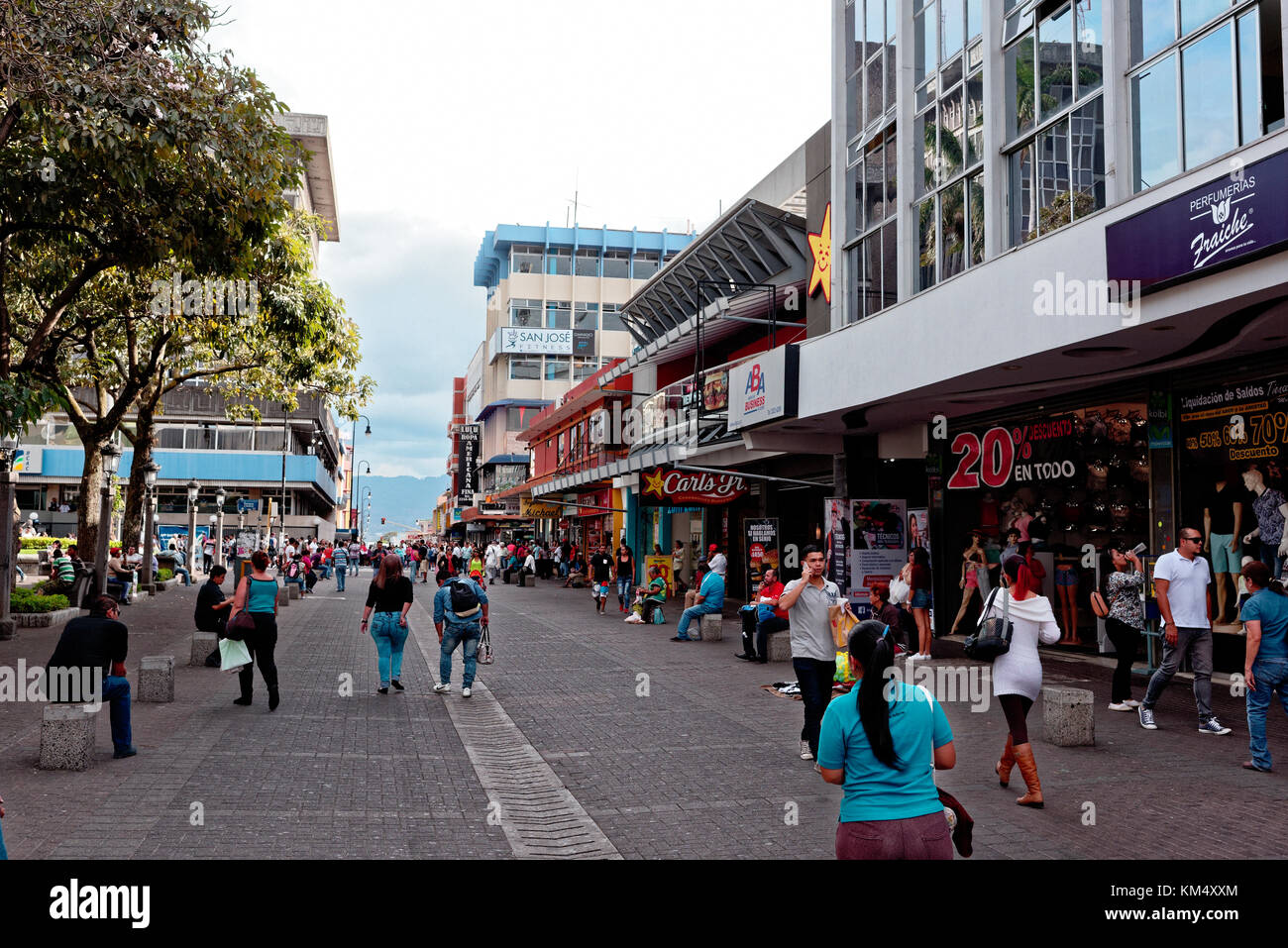 Street scene, San Jose, Cost Rica Stock Photo - Alamy
