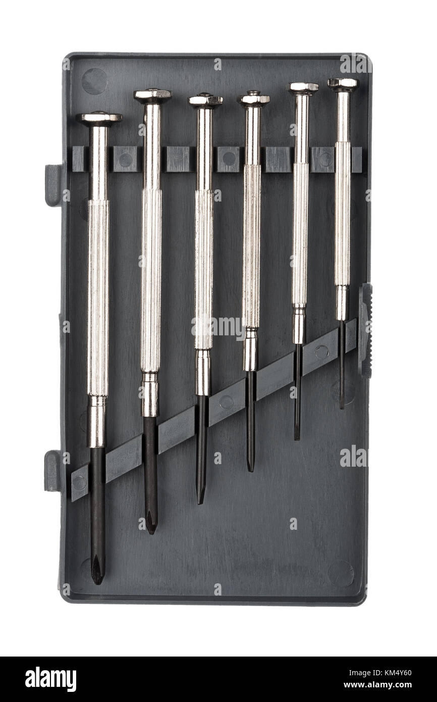 Set screwdrivers hi-res stock photography and images - Alamy