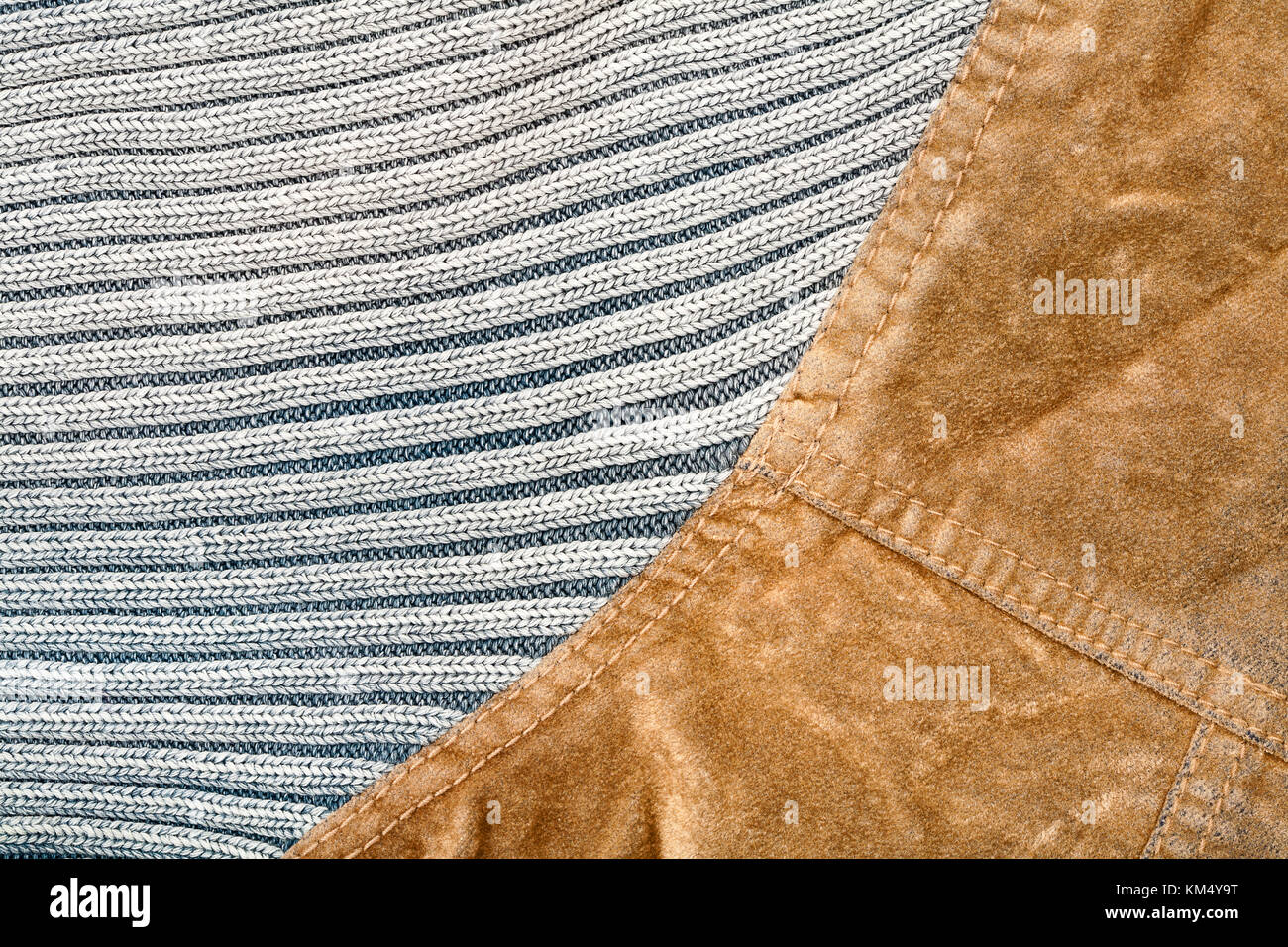 Light blue and brown fabric texture background Stock Photo - Alamy