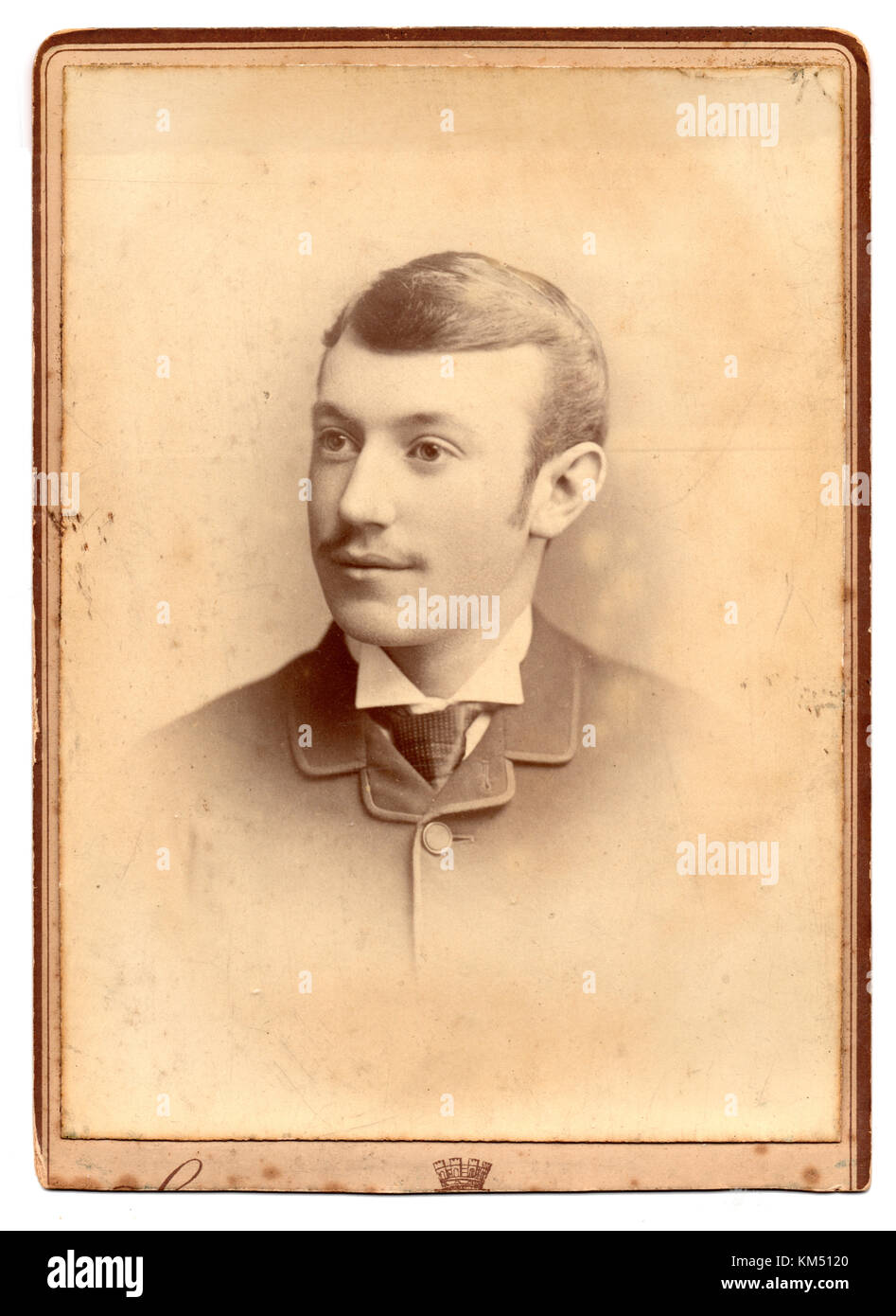 Cabinet card reverse hi-res stock photography and images - Alamy