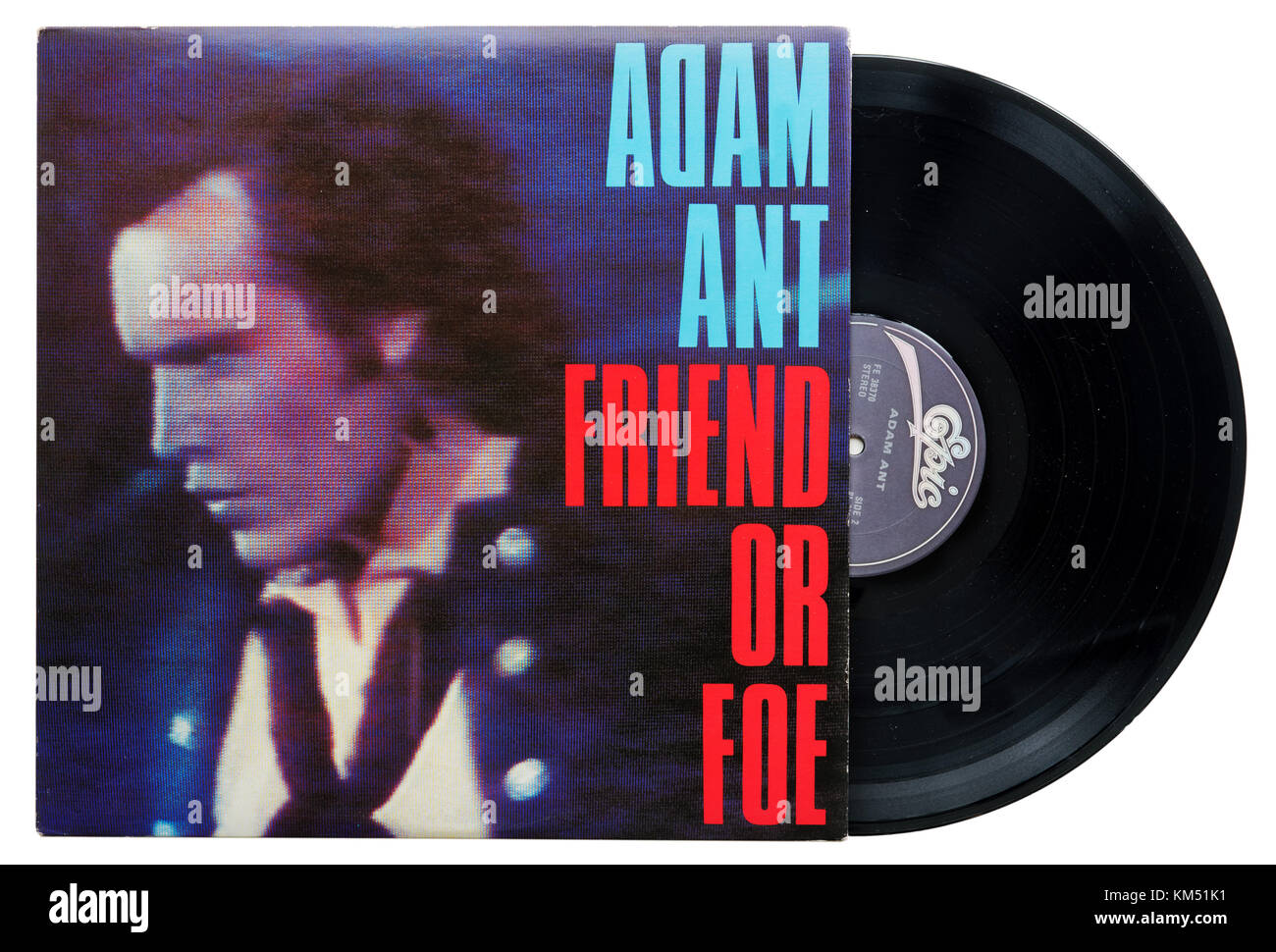 Adam Ant Friend or Foe album Stock Photo - Alamy
