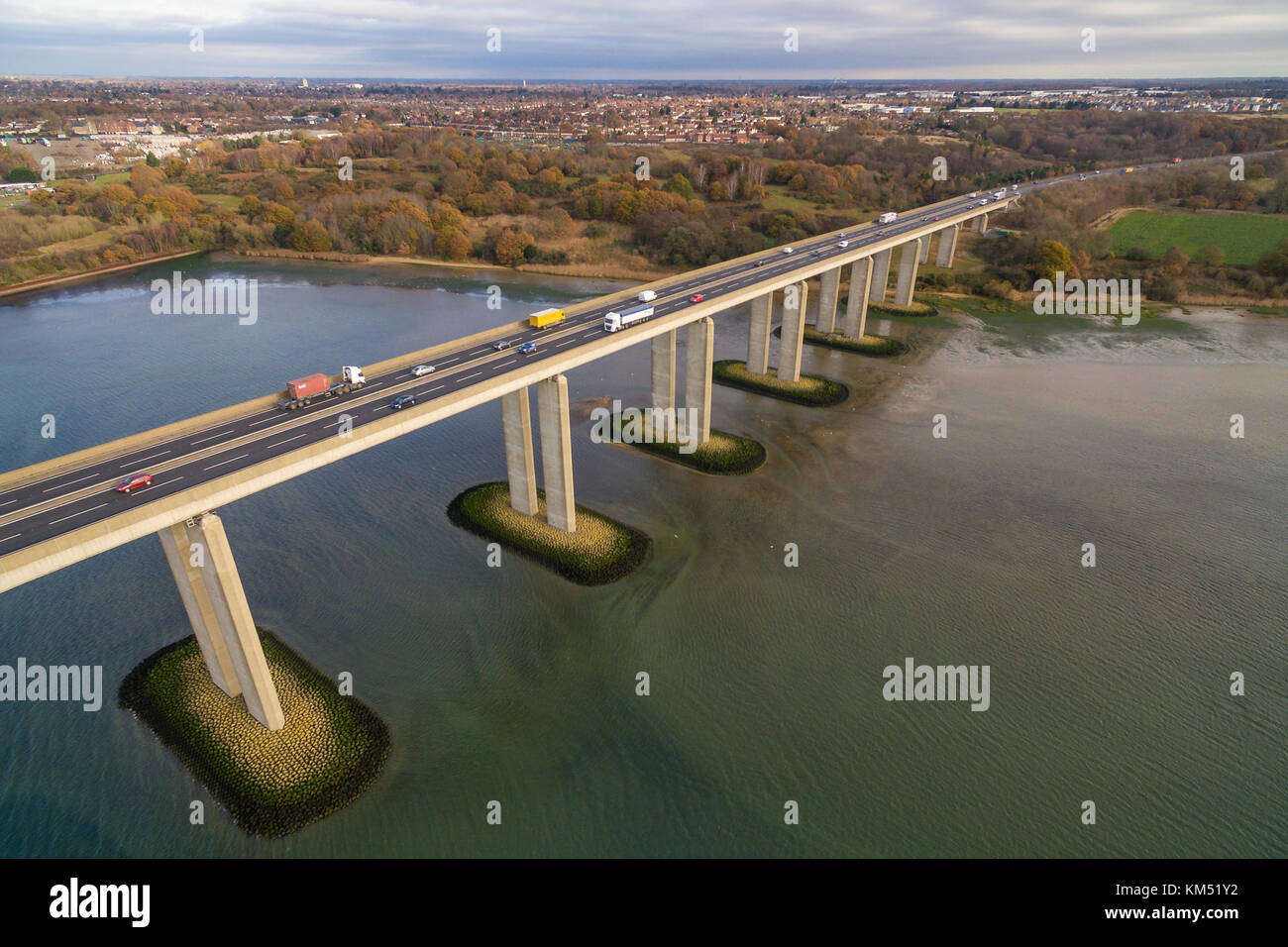 Orwell bridge hi-res stock photography and images - Alamy