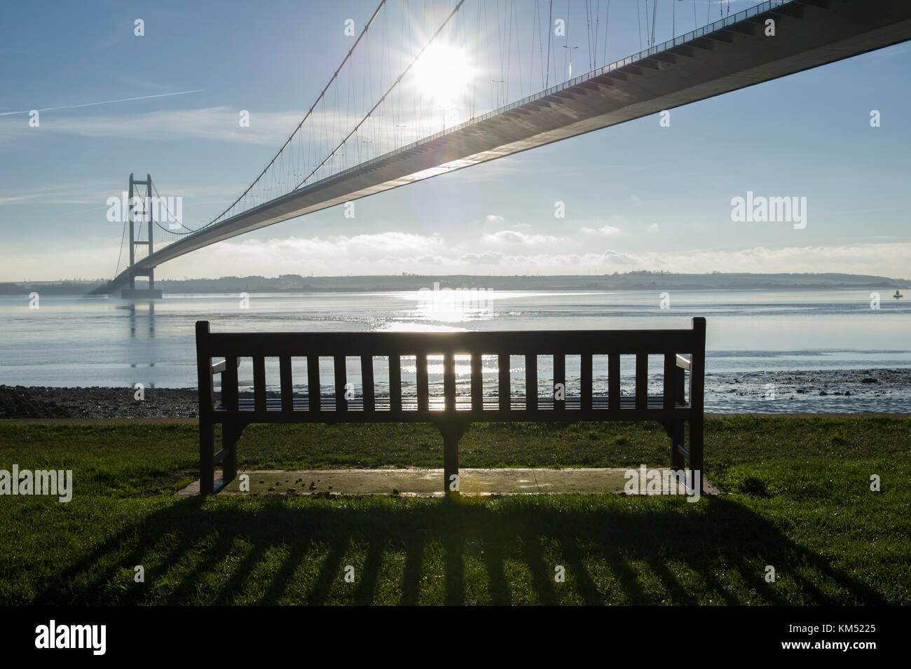 The Humber Bridge near Hull is a single span suspension bridge over the ...