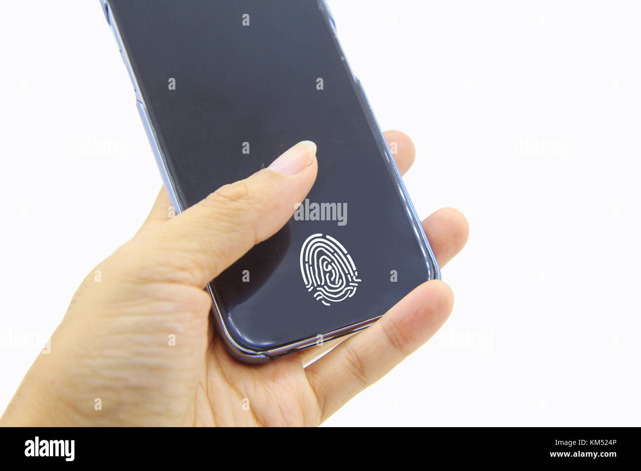 Fingerprint scanner on mobile screen / direct Fingerprint scanner on ...