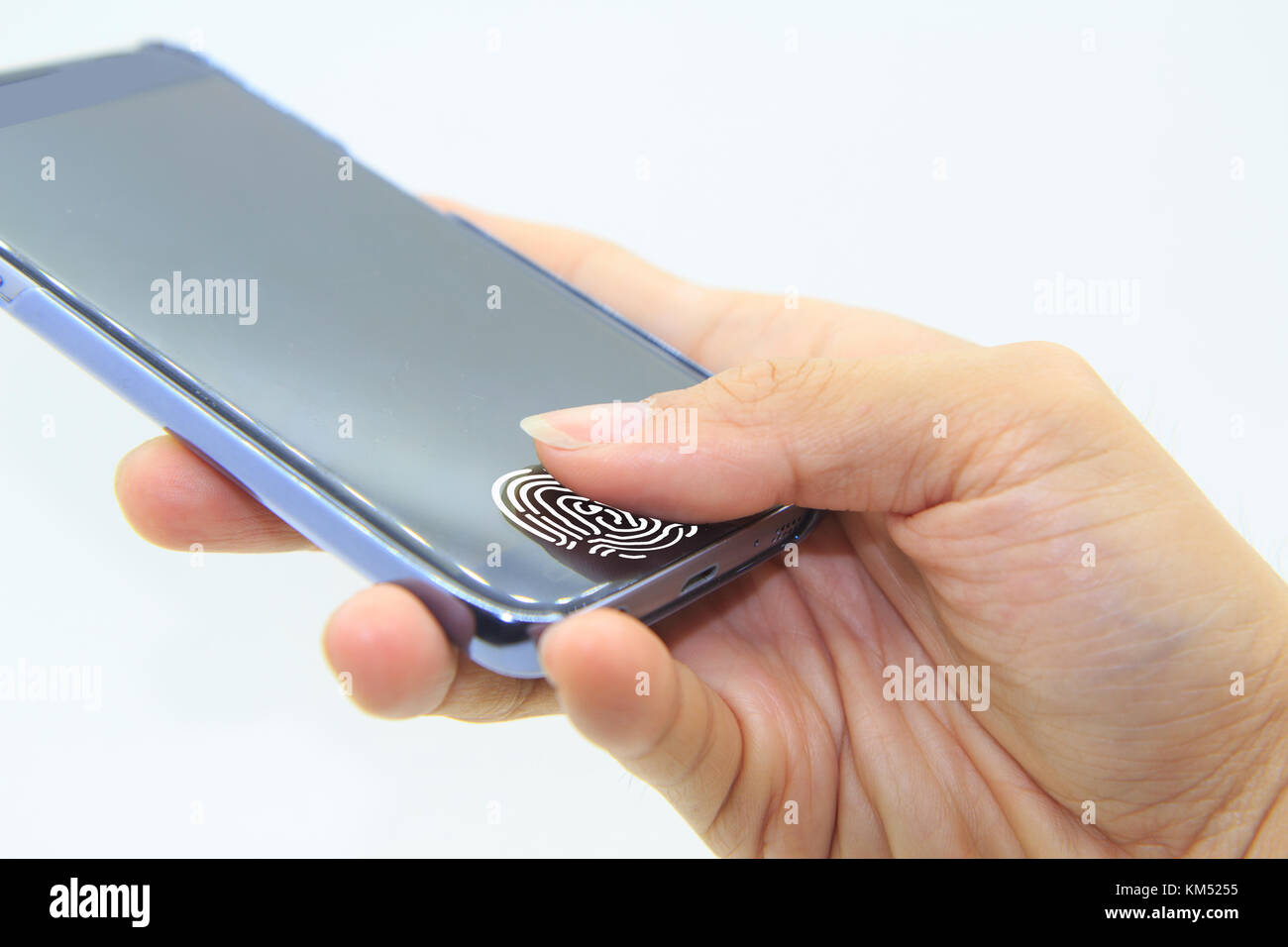 Fingerprint scanner on mobile screen / direct Fingerprint scanner on ...