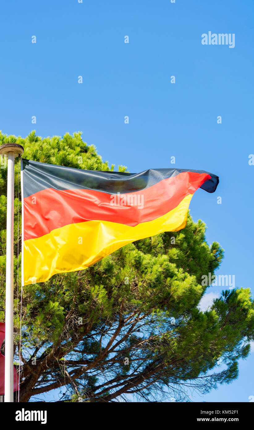 Flag of Germany or German Flag is a tricolour consisting of three equal ...