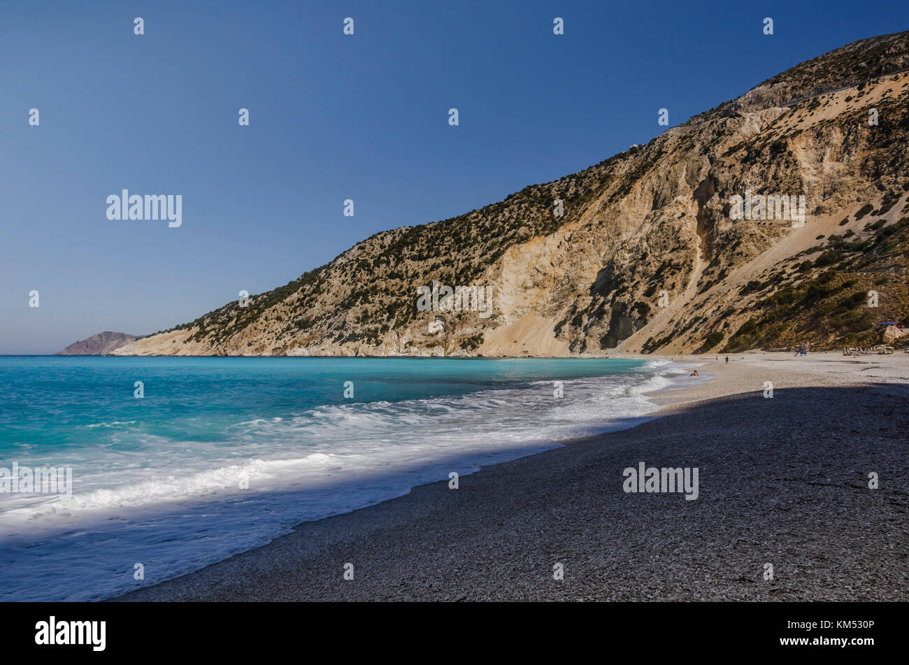 The marble and calcareous stones that fall from the adjacent mountains ...