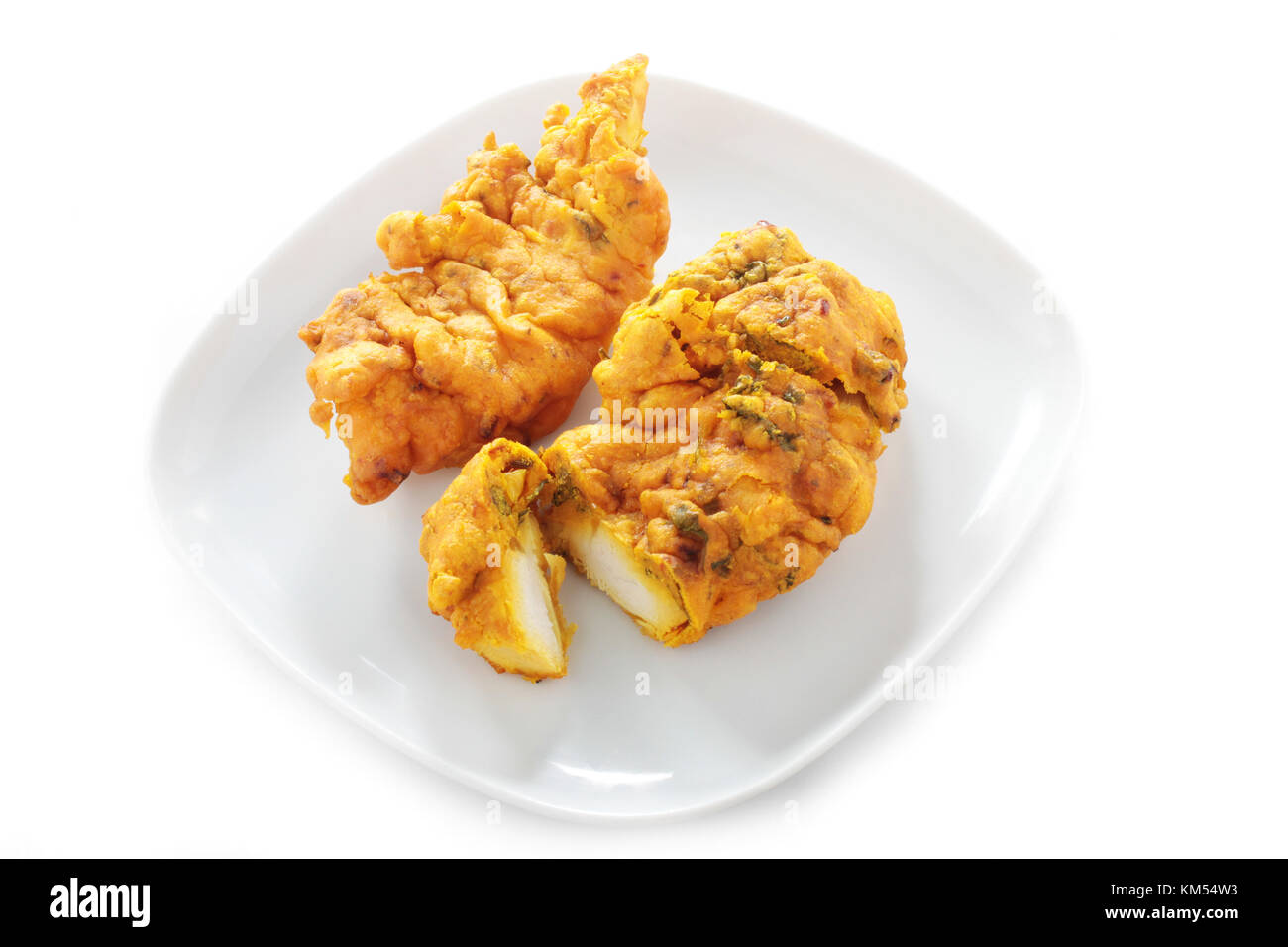 Traditional Indian Chicken Pakora Stock Photo - Alamy