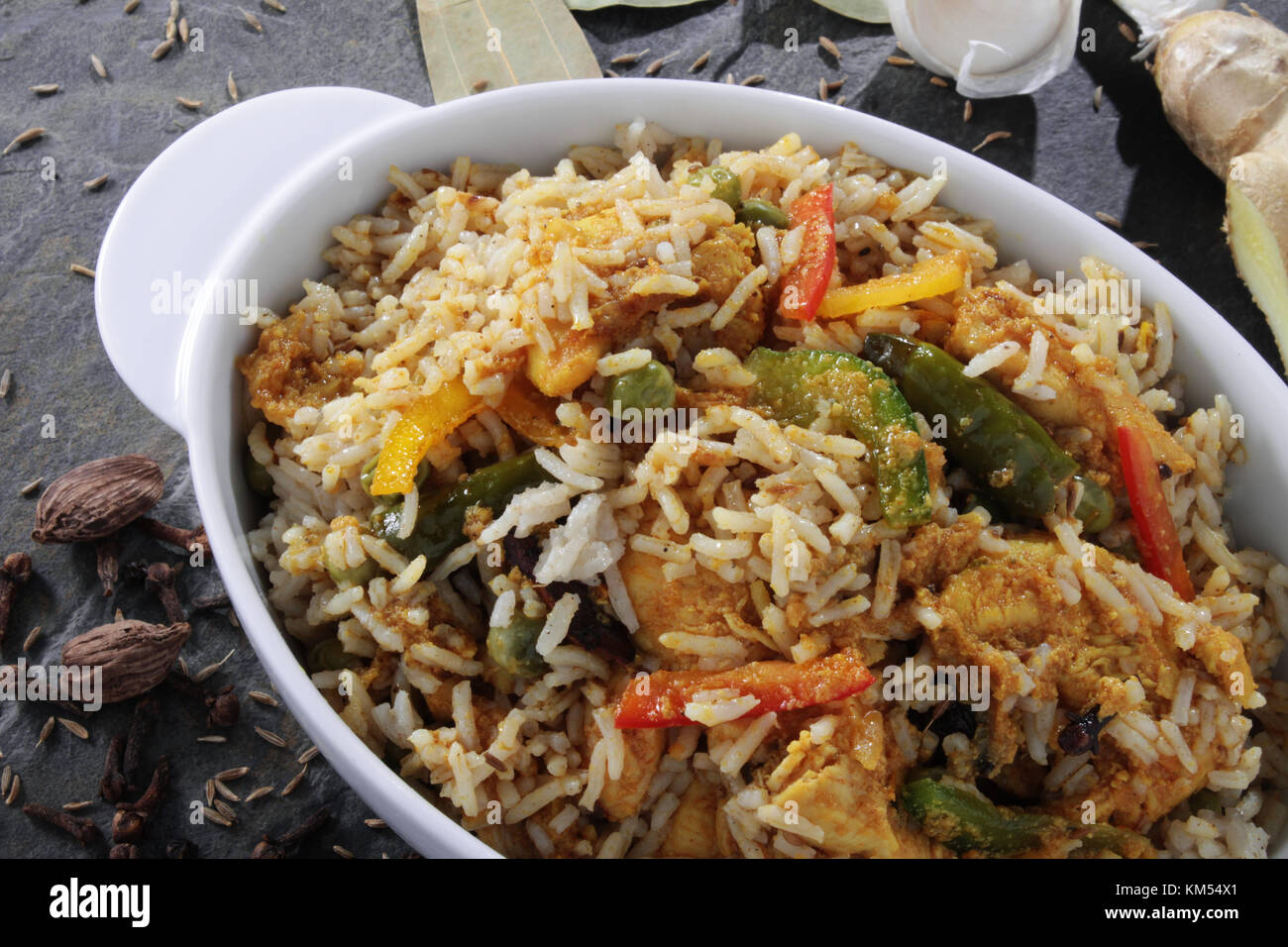 Traditional Indian curry meal Stock Photo - Alamy