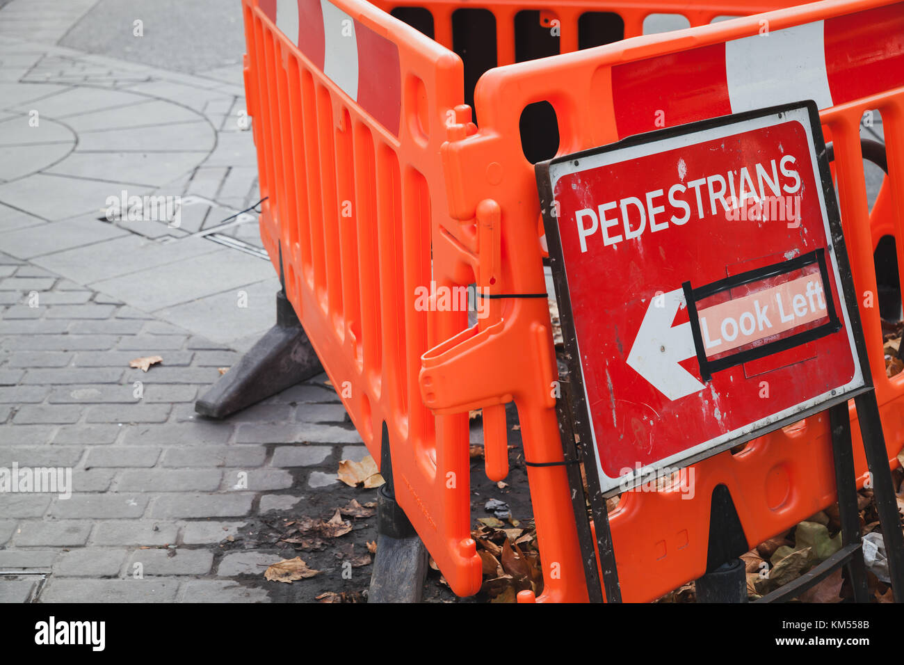 Plastic safety barriers hi-res stock photography and images - Alamy