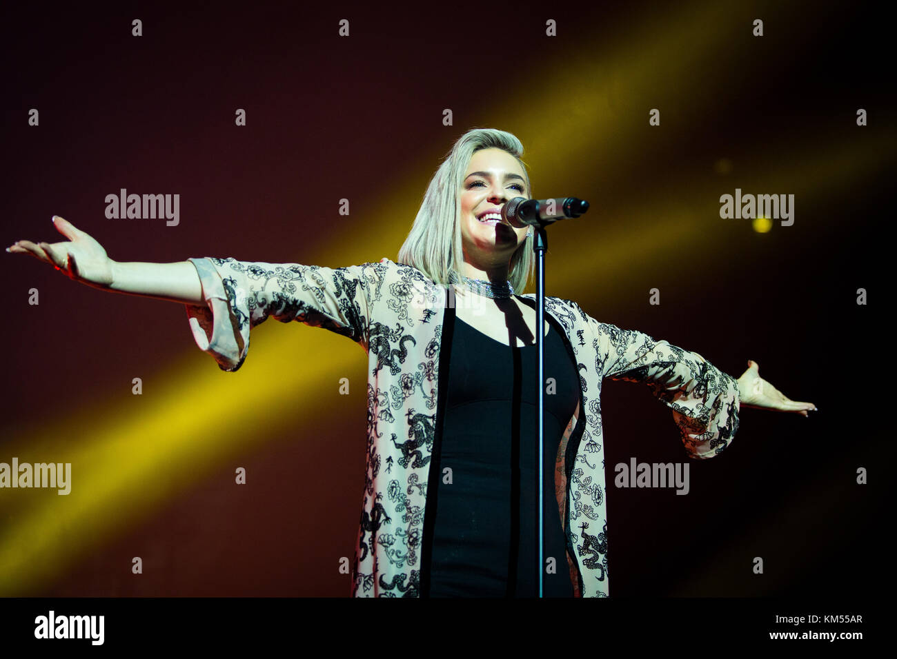 The British singer, songwriter and recording artist Anne-Marie performs ...