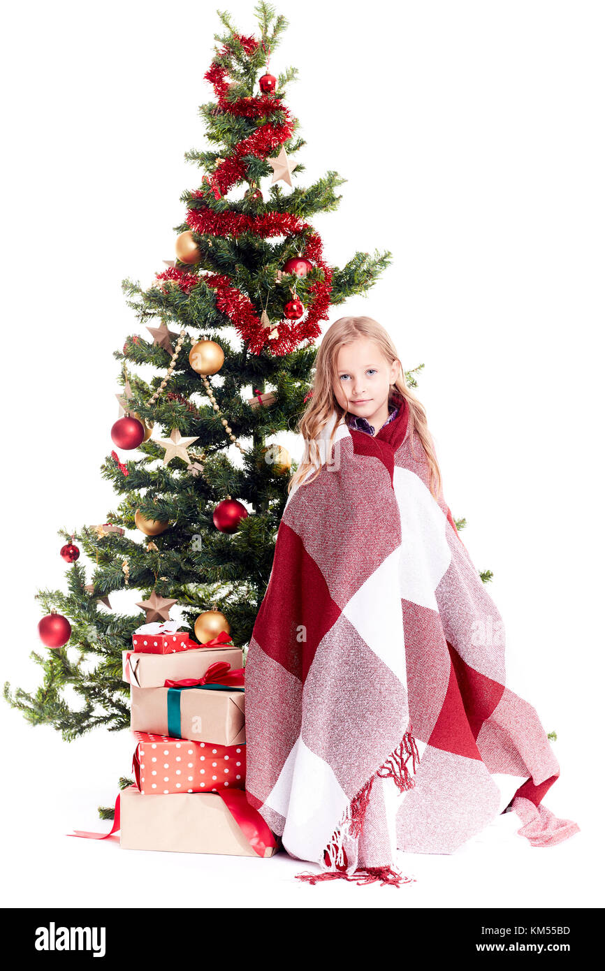 Christmas eve box child Cut Out Stock Images & Pictures - Alamy