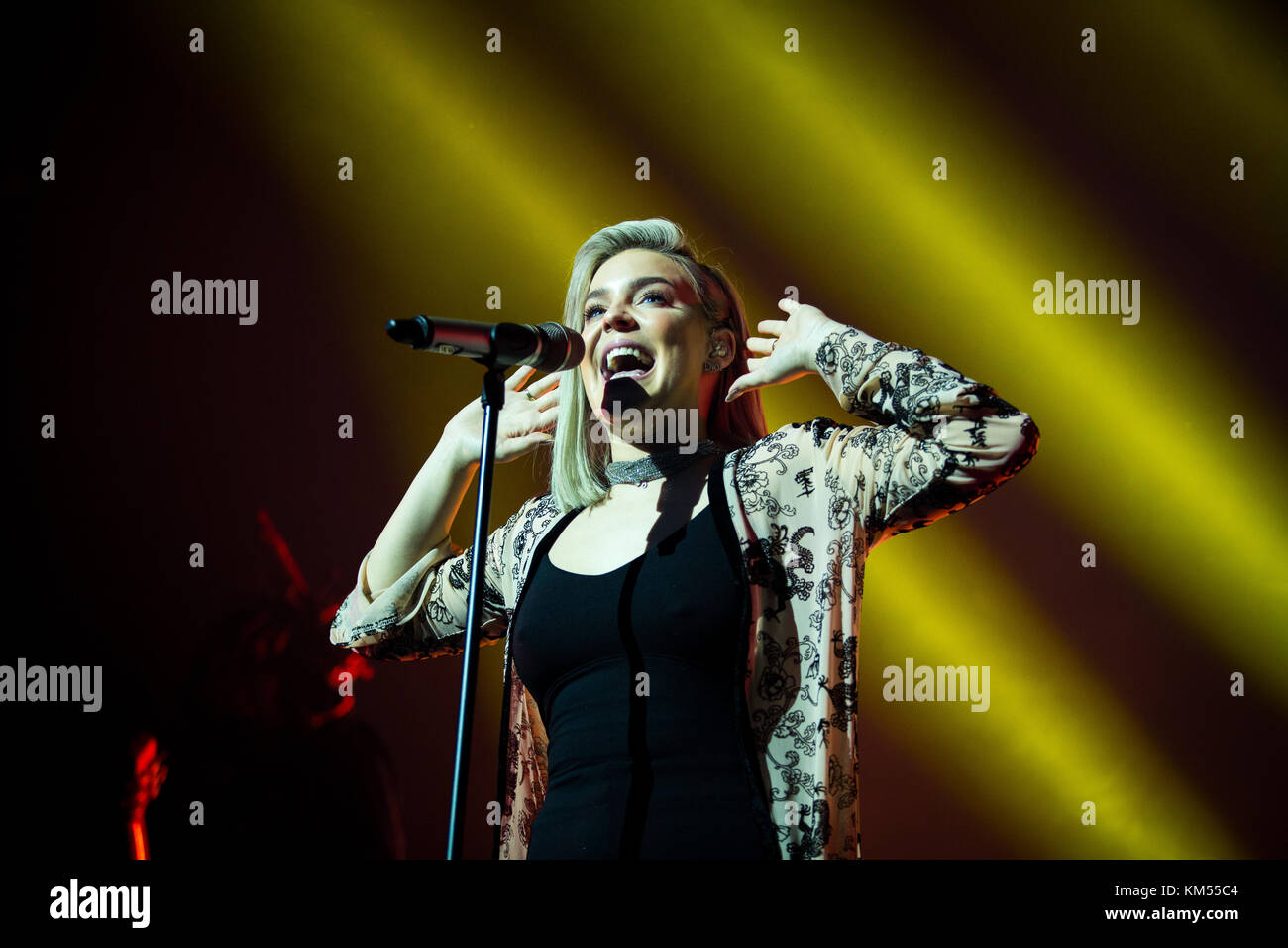 The British singer, songwriter and recording artist Anne-Marie performs ...
