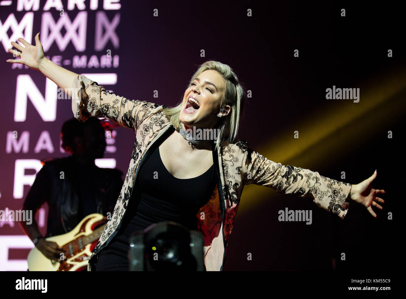 The British singer, songwriter and recording artist Anne-Marie performs ...