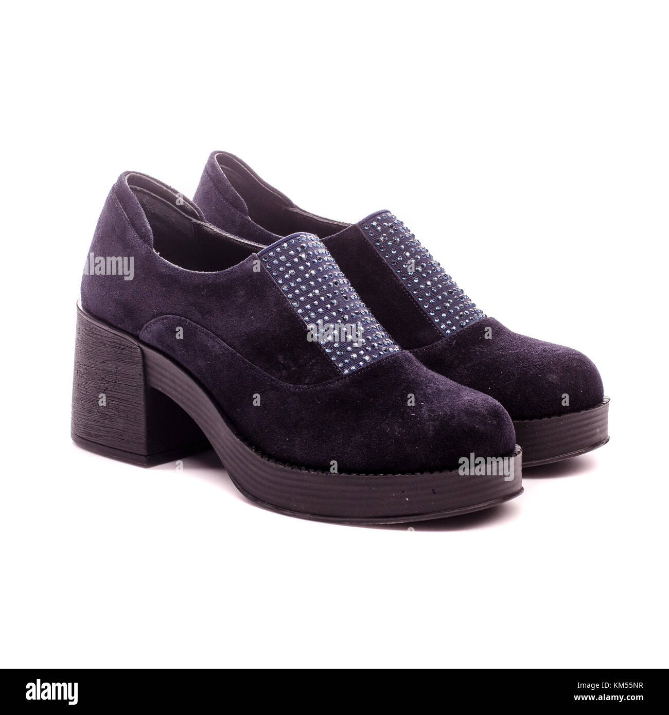 Side view woman dark background Cut Out Stock Images & Pictures - Alamy