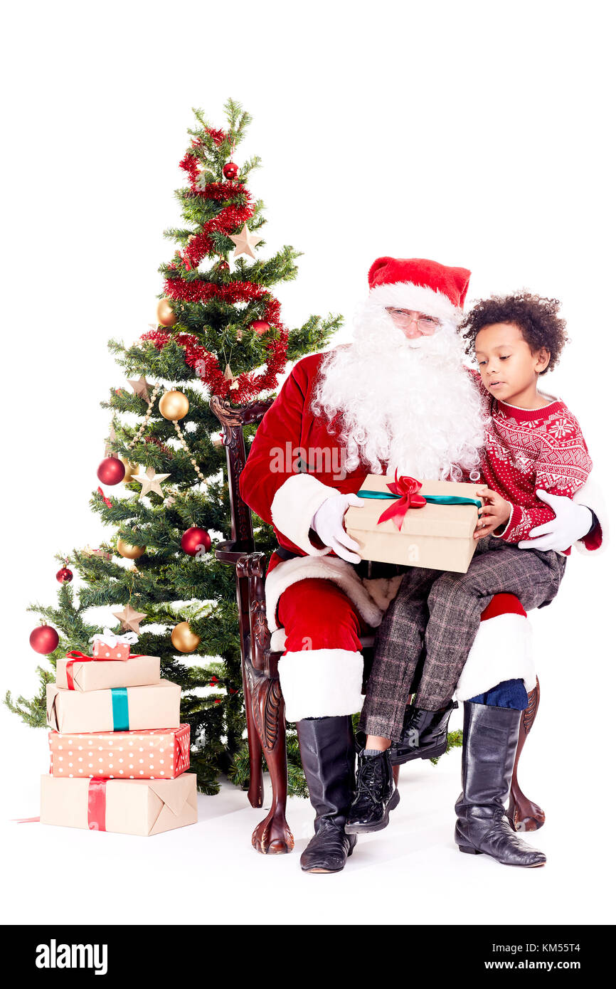 Christmas cute santa claus Cut Out Stock Images & Pictures - Alamy
