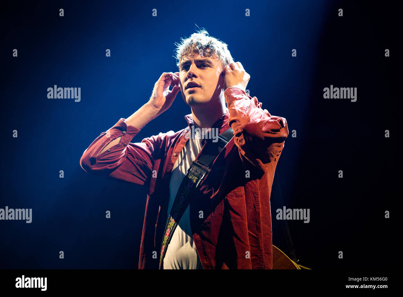 The Australian singer, songwriter and musician Hein Cooper performs a ...