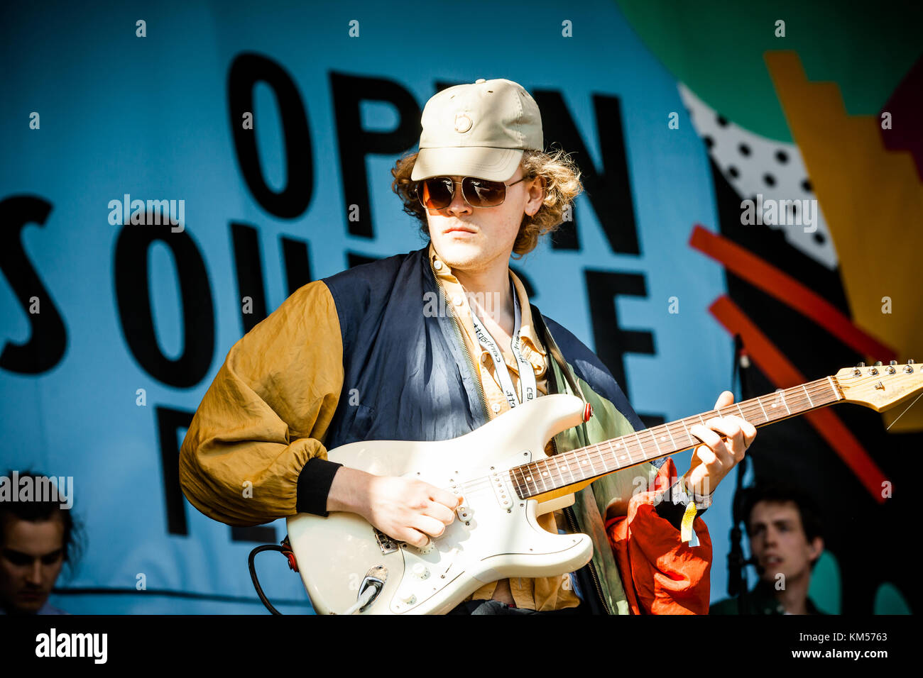The Norwegian indie rock band Kakkmaddafakka performs a live concert at ...