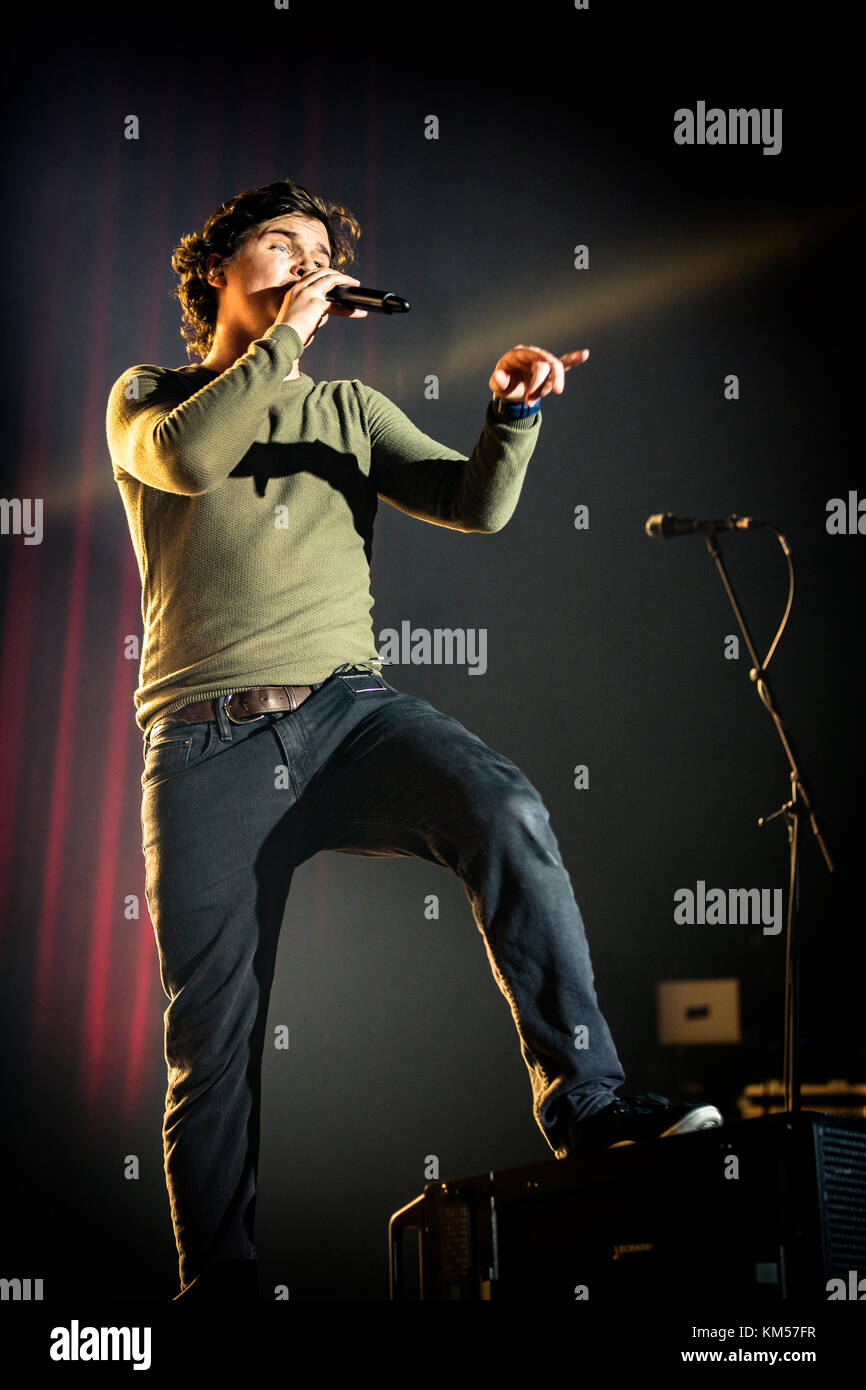 The Danish band Lukas Graham performs a live concert at the Mitsubishi ...