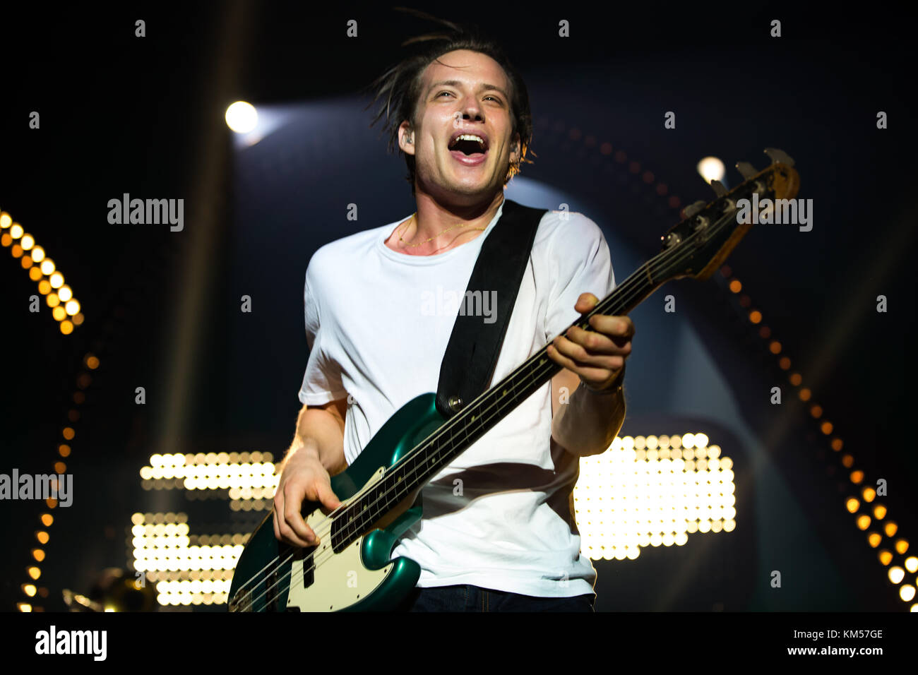 The Danish band Lukas Graham performs a live concert at the Mitsubishi ...