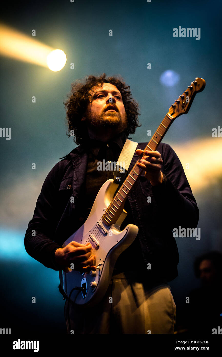 The English electronic music group Metronomy performs a live concert at ...