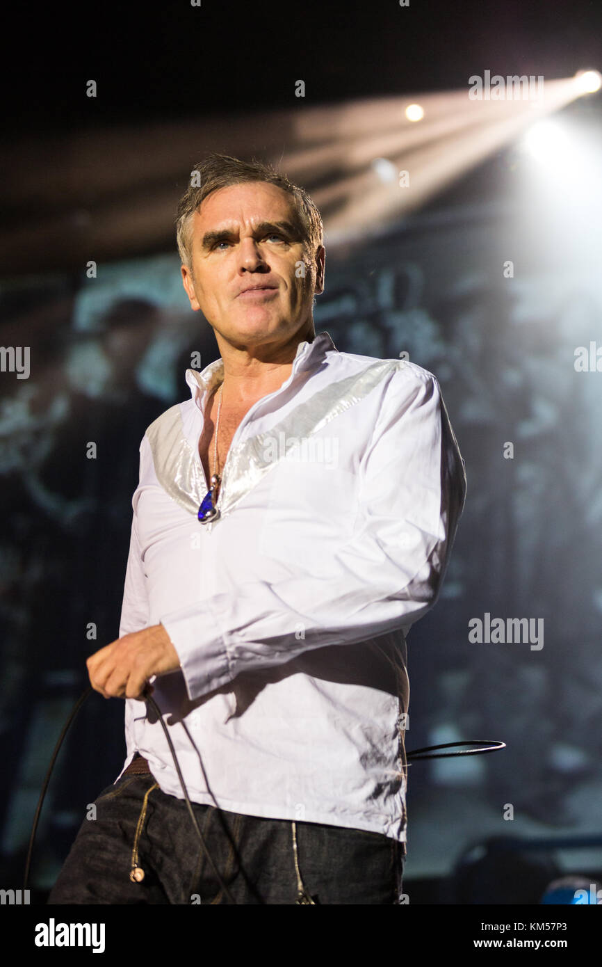 The English singer, songwriter and musician Morrissey performs a live ...