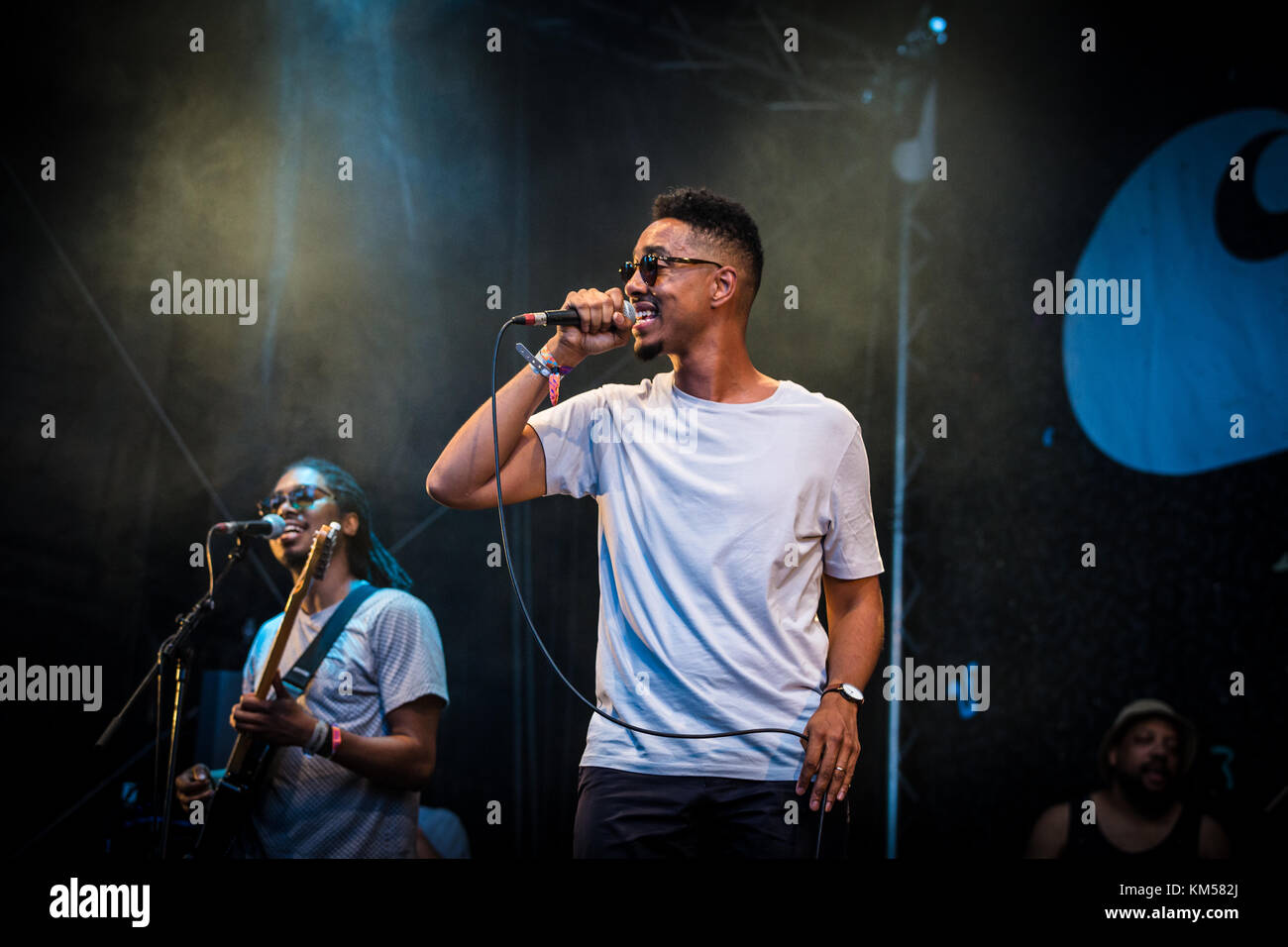 The American rapper and lyricist Oddisee performs a live concert with ...