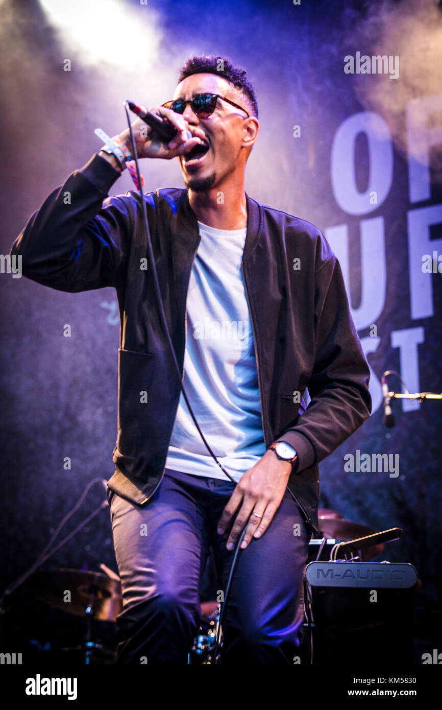 The American rapper and lyricist Oddisee performs a live concert with ...