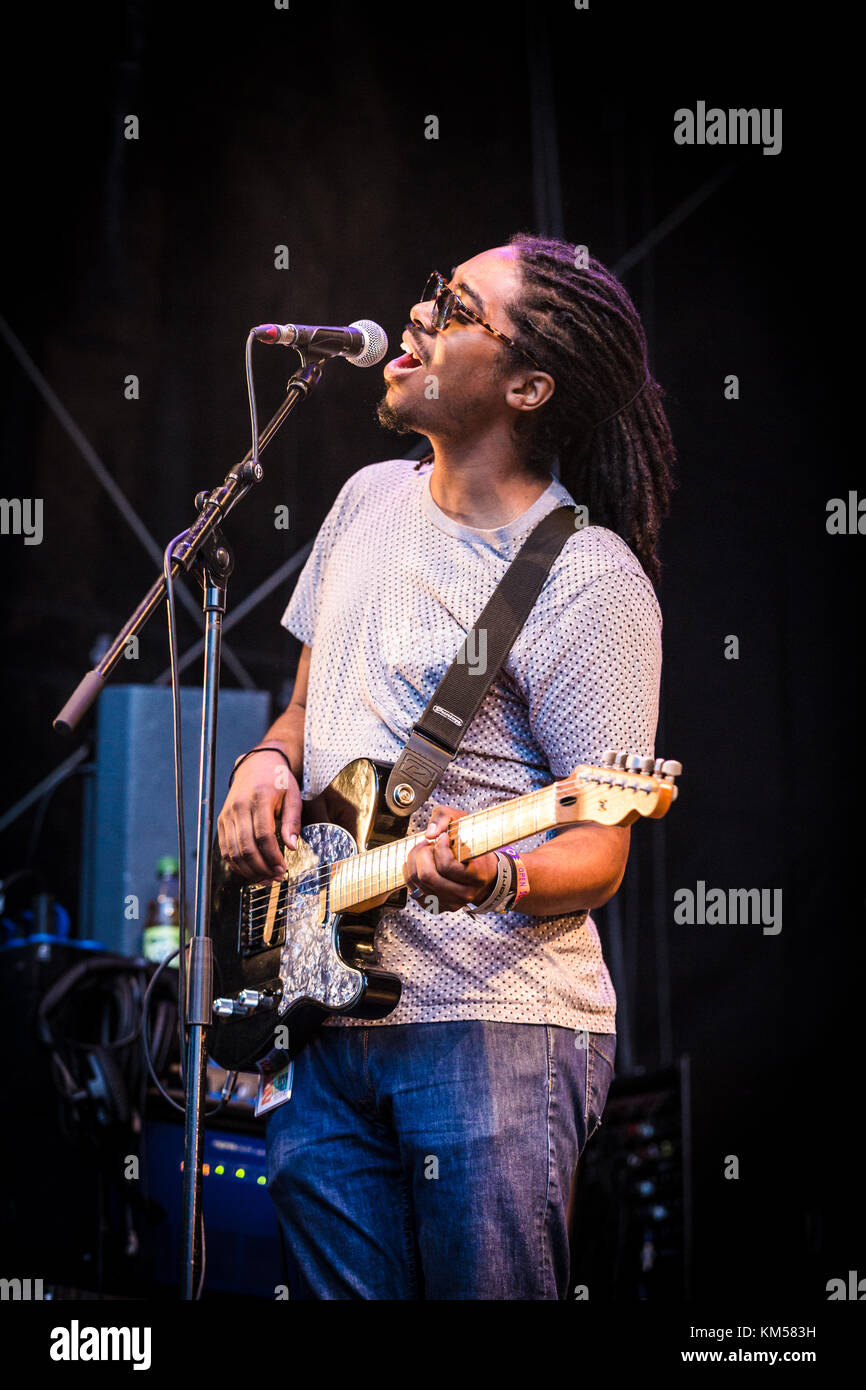 The American rapper and lyricist Oddisee performs a live concert with ...