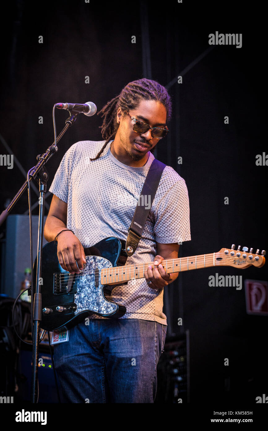 The American rapper and lyricist Oddisee performs a live concert with ...