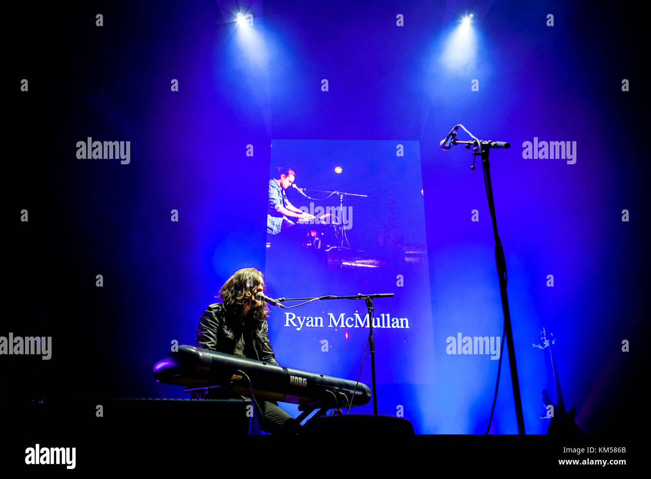 The Irish singer, songwriter and musician Ryan McMullan performs a live ...