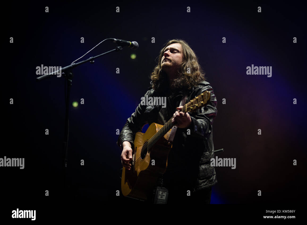 The Irish singer, songwriter and musician Ryan McMullan performs a live ...