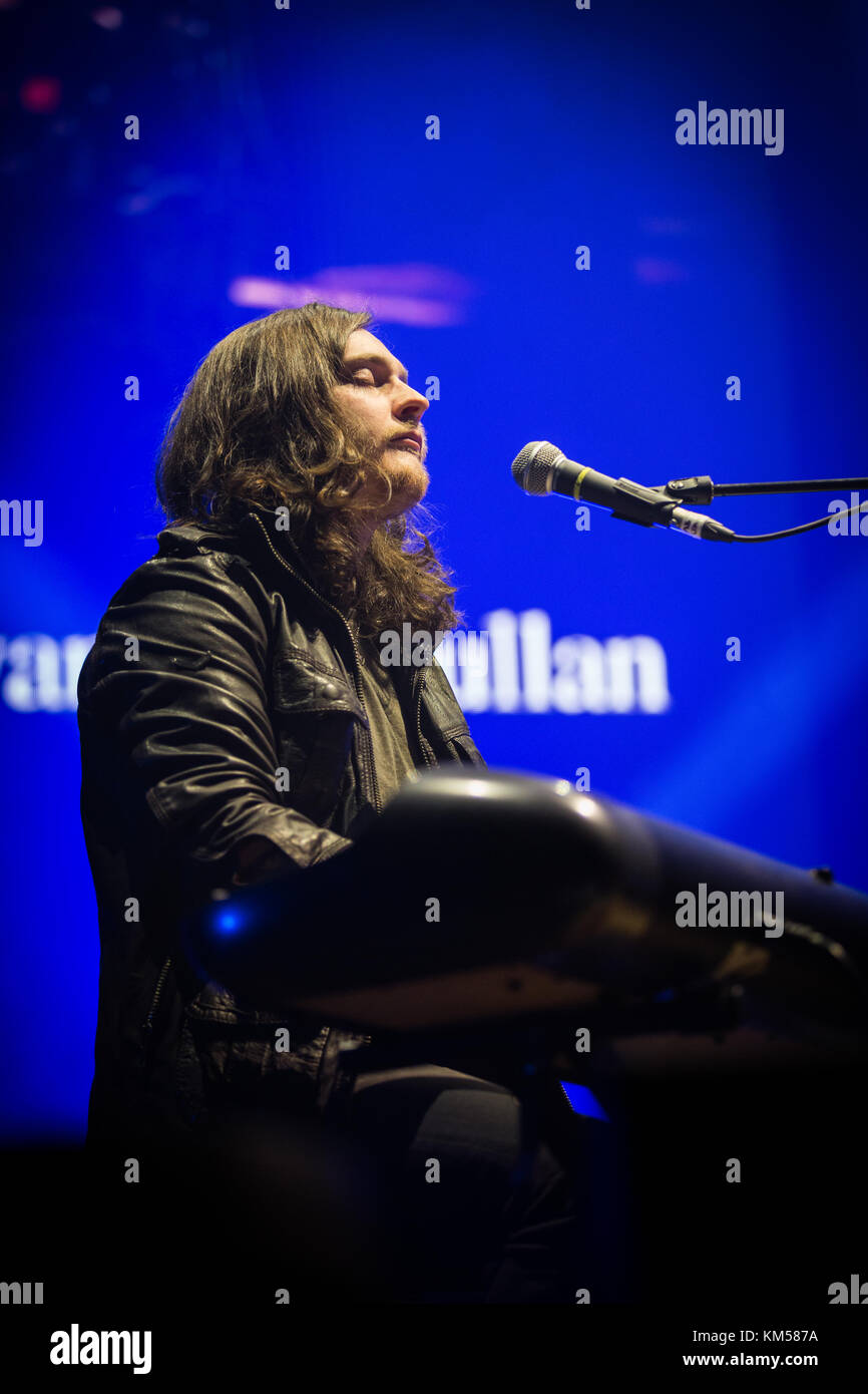 The Irish singer, songwriter and musician Ryan McMullan performs a live ...