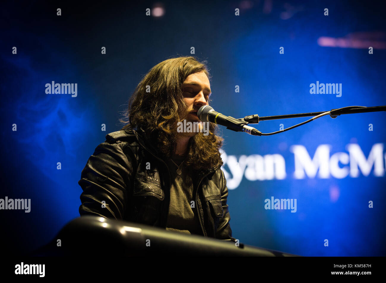The Irish singer, songwriter and musician Ryan McMullan performs a live ...