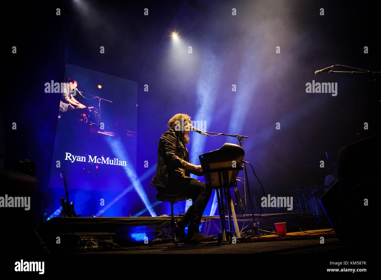 The Irish singer, songwriter and musician Ryan McMullan performs a live ...