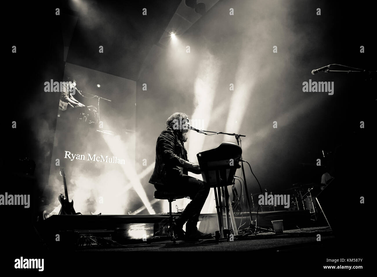 The Irish singer, songwriter and musician Ryan McMullan performs a live ...