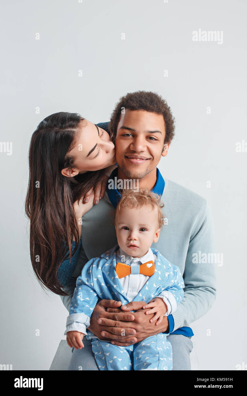 One happy family Stock Photo - Alamy