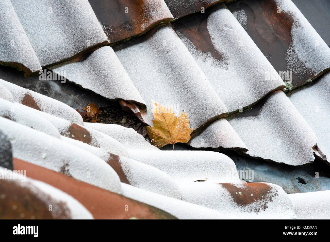 Weather picture first snow hi-res stock photography and images - Alamy
