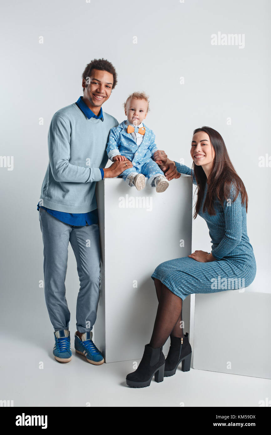 One happy family Stock Photo - Alamy