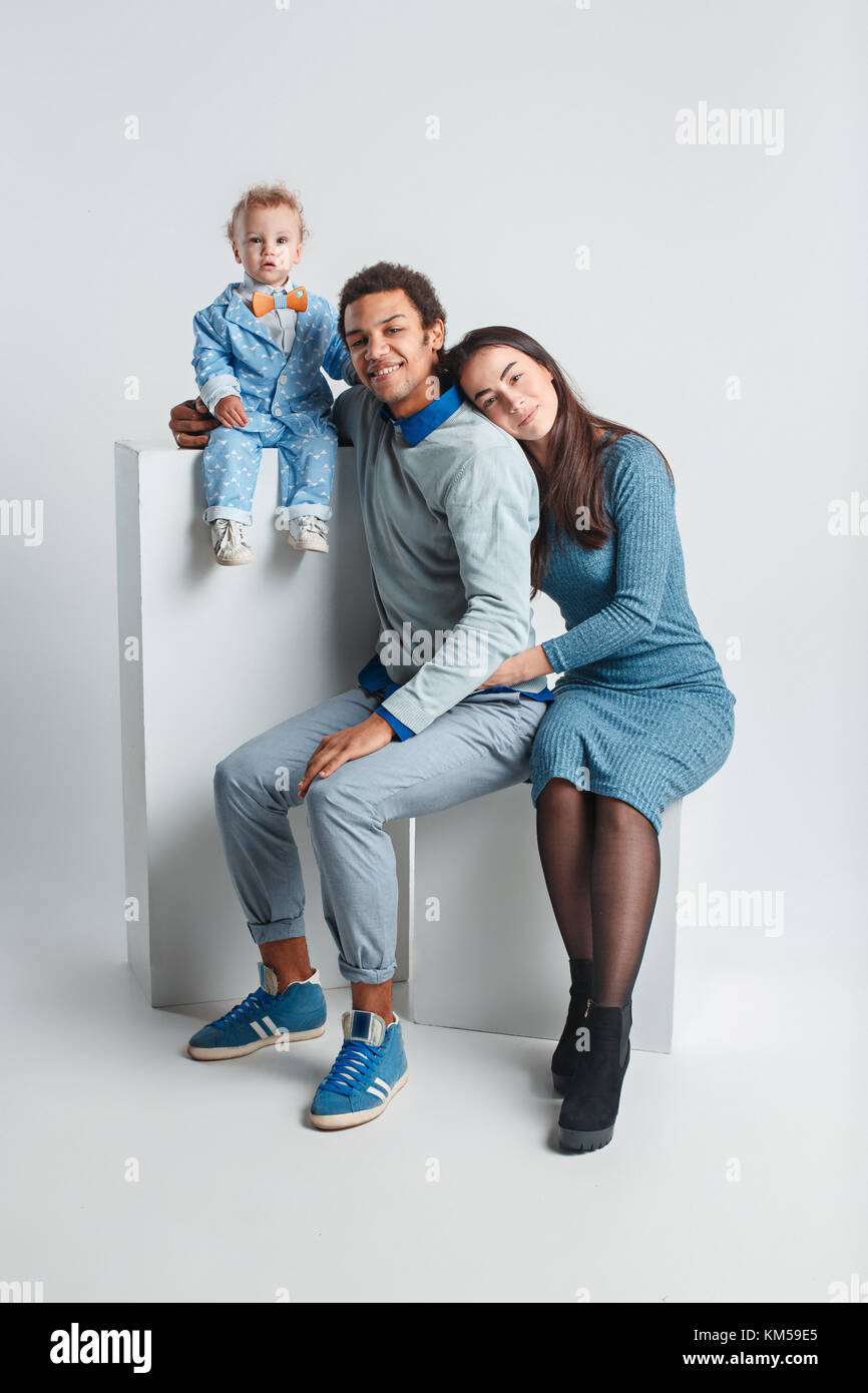 One happy family Stock Photo - Alamy