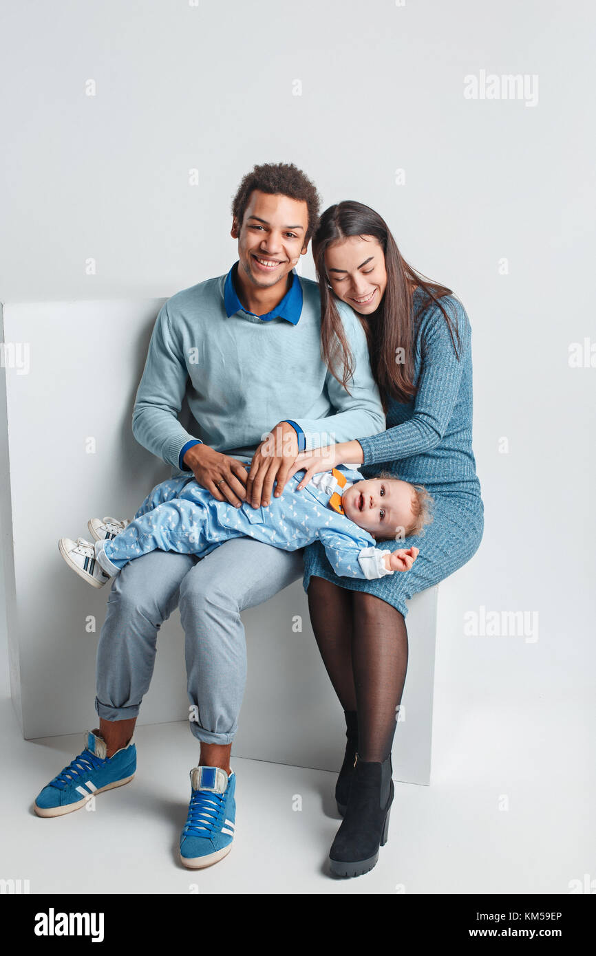 One happy family Stock Photo - Alamy
