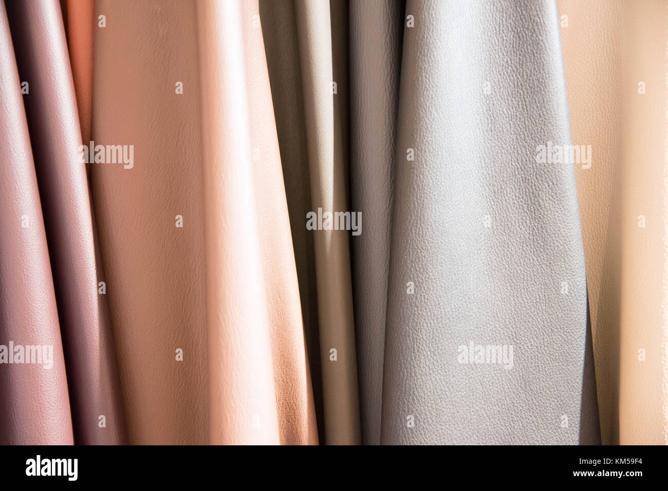Color palette sample of leather material as a background Stock Photo ...