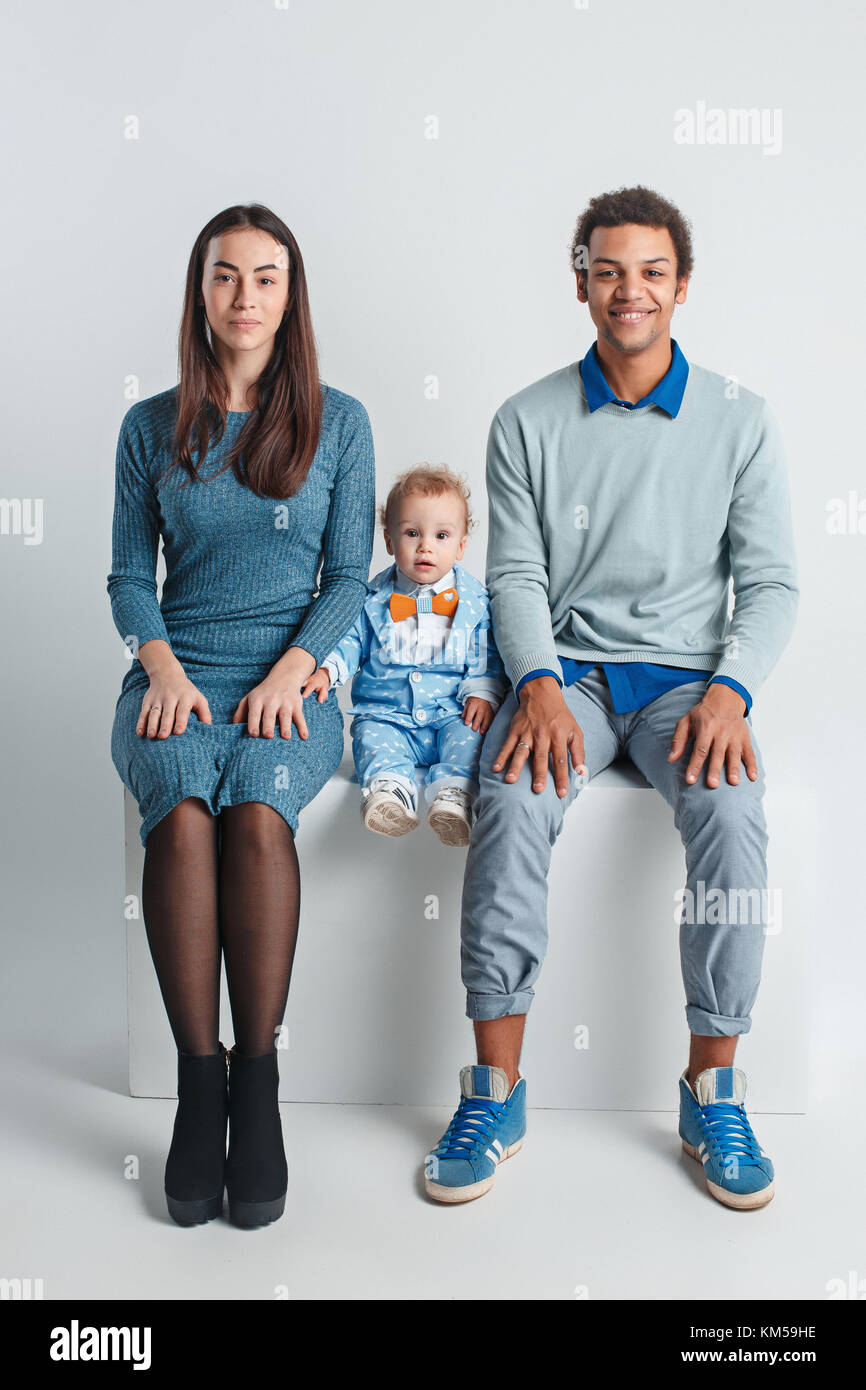 One happy family Stock Photo - Alamy