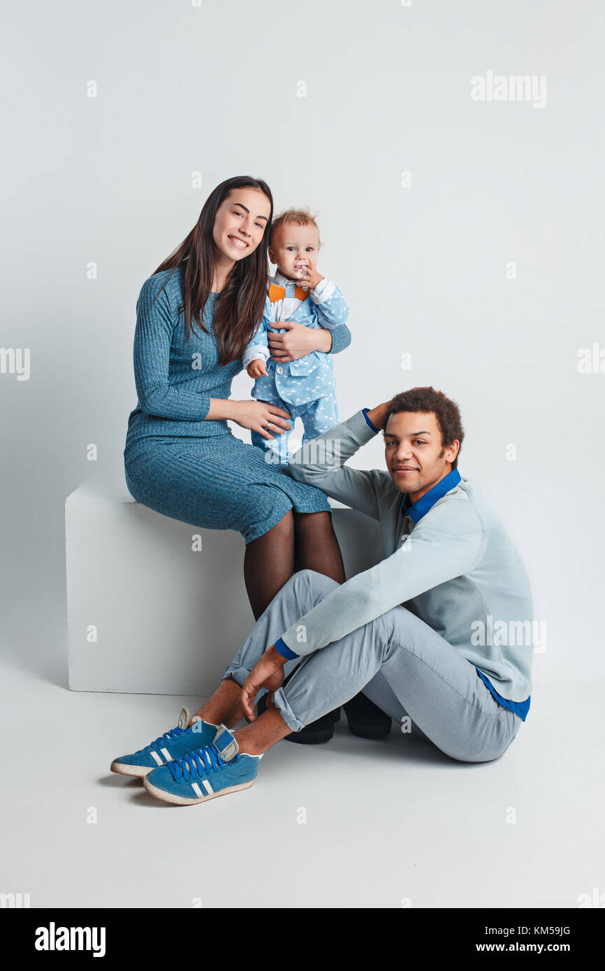 One happy family Stock Photo - Alamy